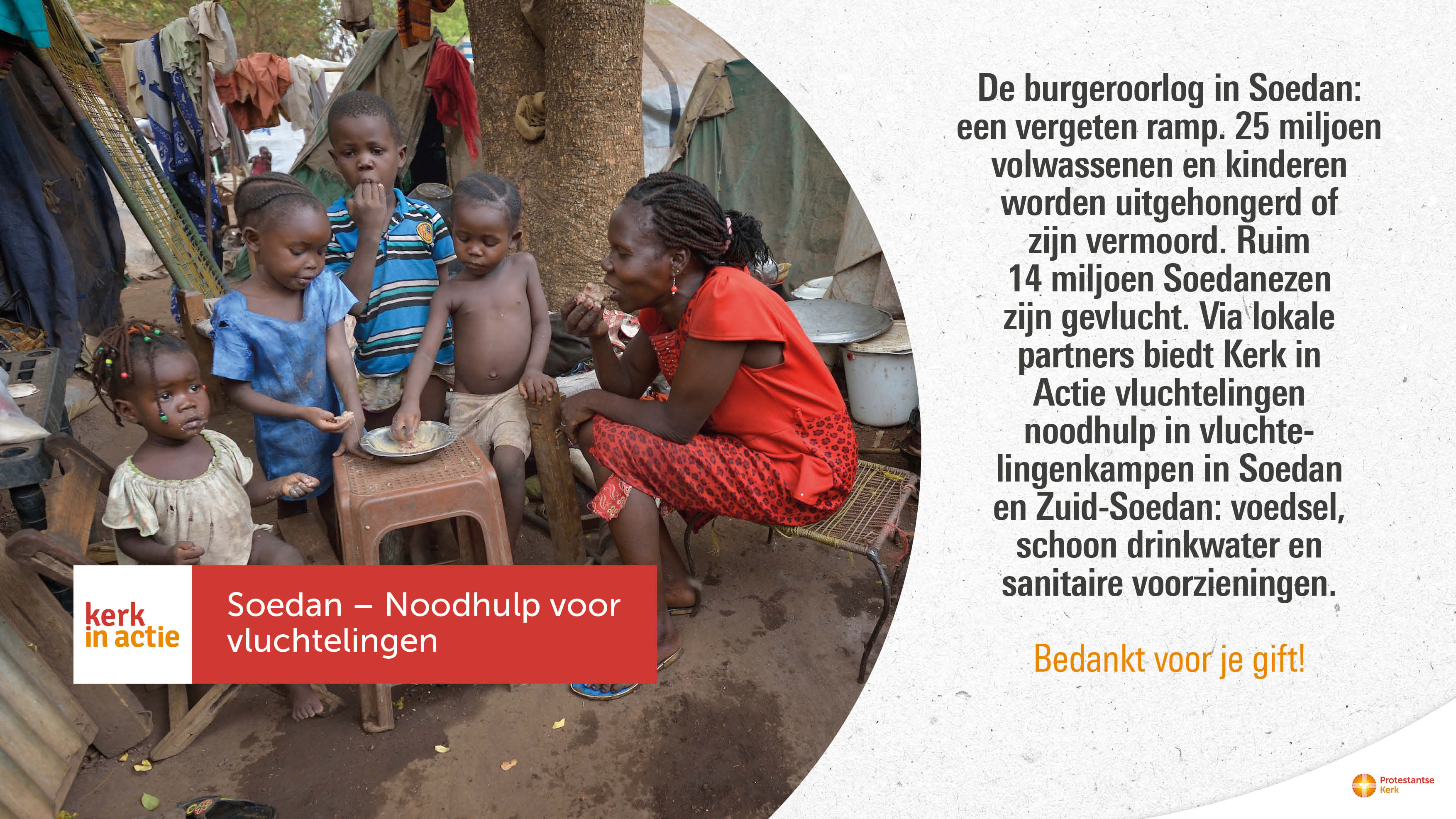 Noodhulp aan vluchtelingen uit Soedan | Kerk in Actie